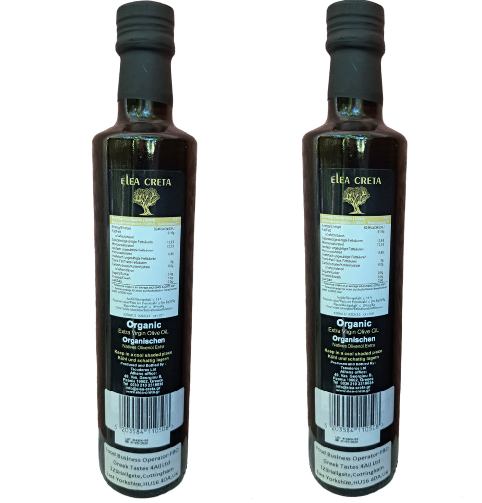 Greek Organic Extra Virgin Olive Oil from Crete, high in polyphenols ...