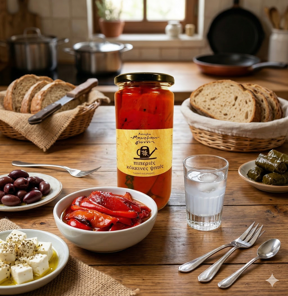 Greek Fire Roasted Red Peppers, Florinis Traditional Variety, 900gr ...