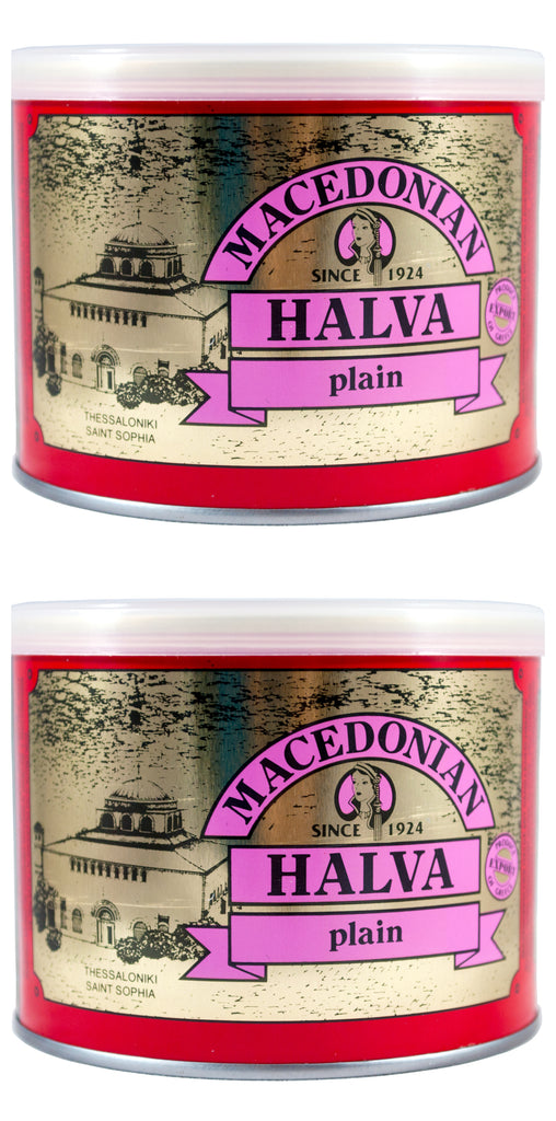 Greek Macedonian Halva with Vanilla 1kg Tin Cans – Greek Tastes 4 All
