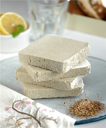 Greek Macedonian Halva with Vanilla 1kg Tin Cans – Greek Tastes 4 All