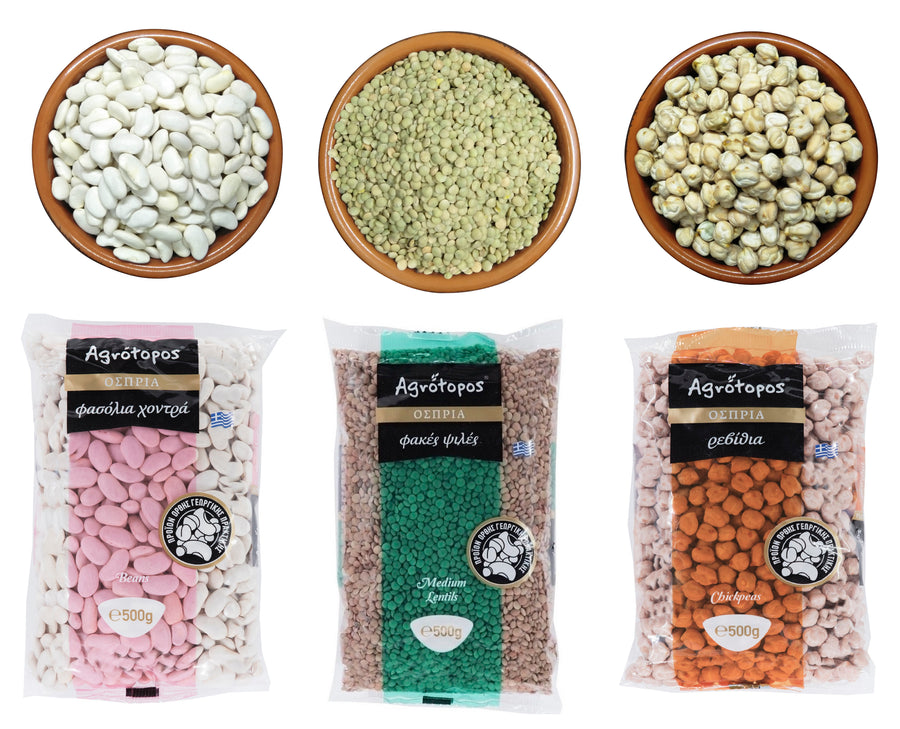 Greek Pulses / Legumes & Rice, key ingredients of Mediterranean Diet ...