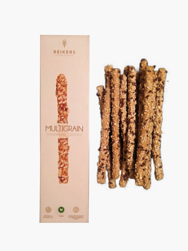 Greek Multigrain Handmade Grissini Traditional Crispy Breadsticks 500g ...