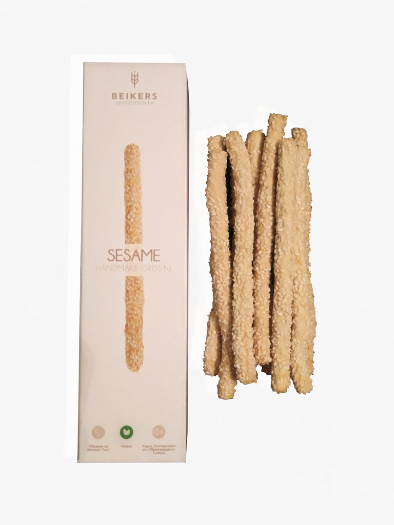 Greek Handmade Sesame Grissini, Traditional Crispy Breadsticks, 500g ...