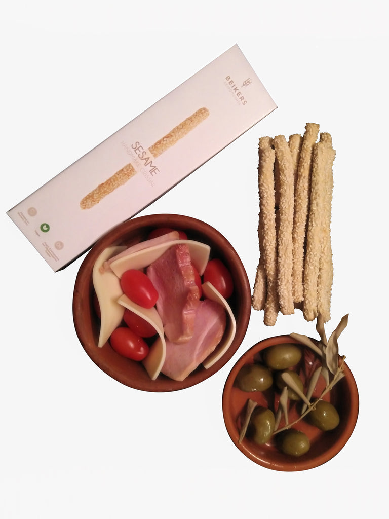 Greek Handmade Sesame Grissini, Traditional Crispy Breadsticks, 500g ...